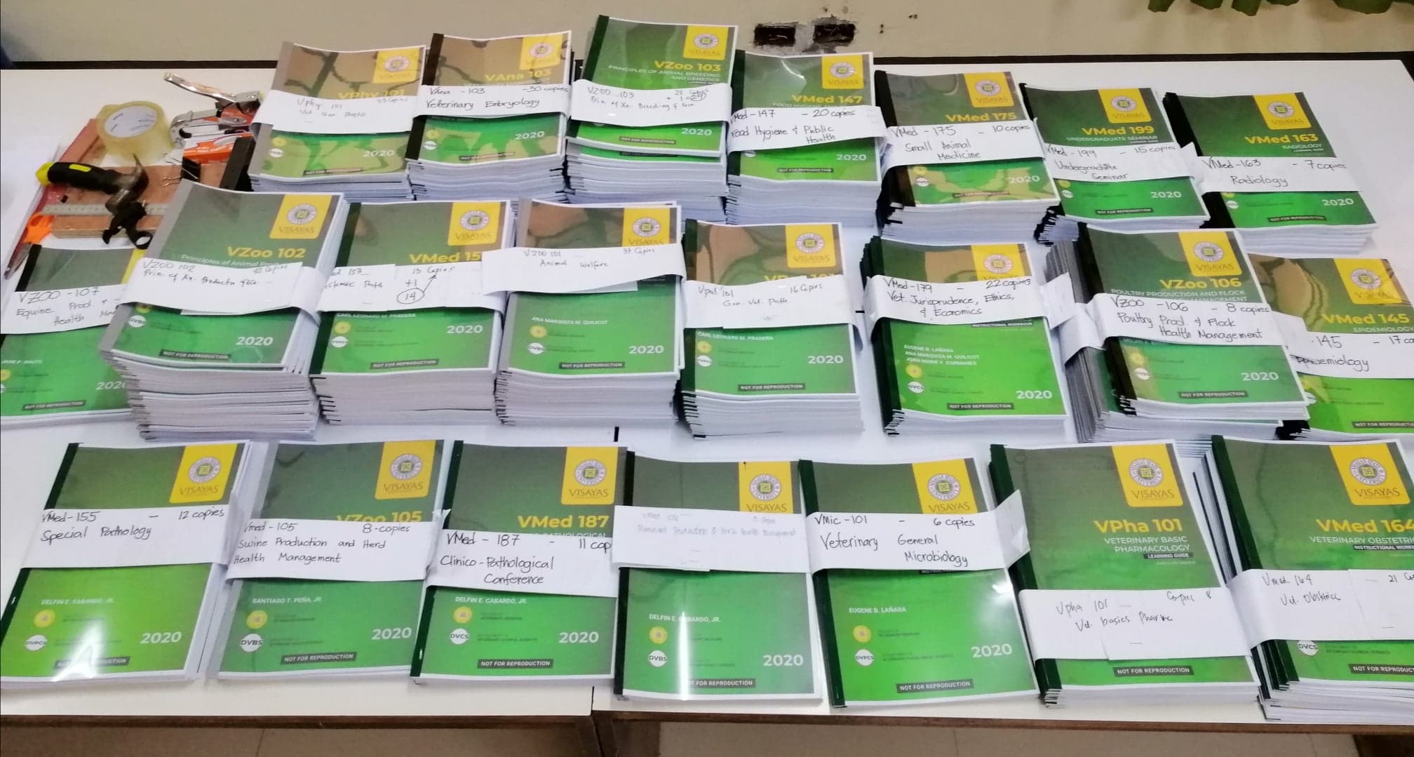 CVM-VSU Ready To Go for Its 1st Batch of IMs | Faculty of Veterinary ...