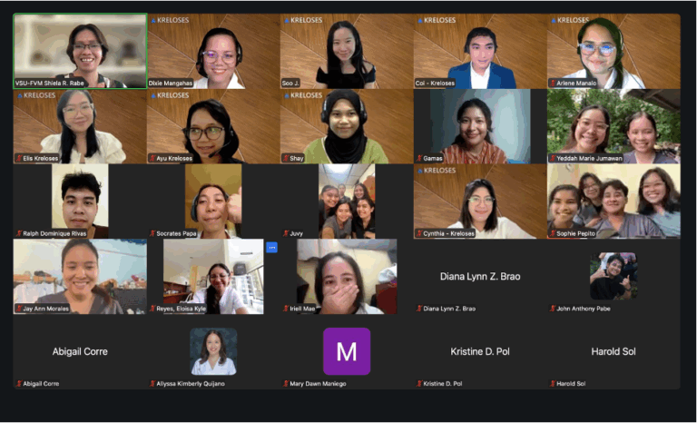 VSU-FVM Graduating Students Attended a Webinar on Clinic Management Hosted by Kreloses, a Tech ...